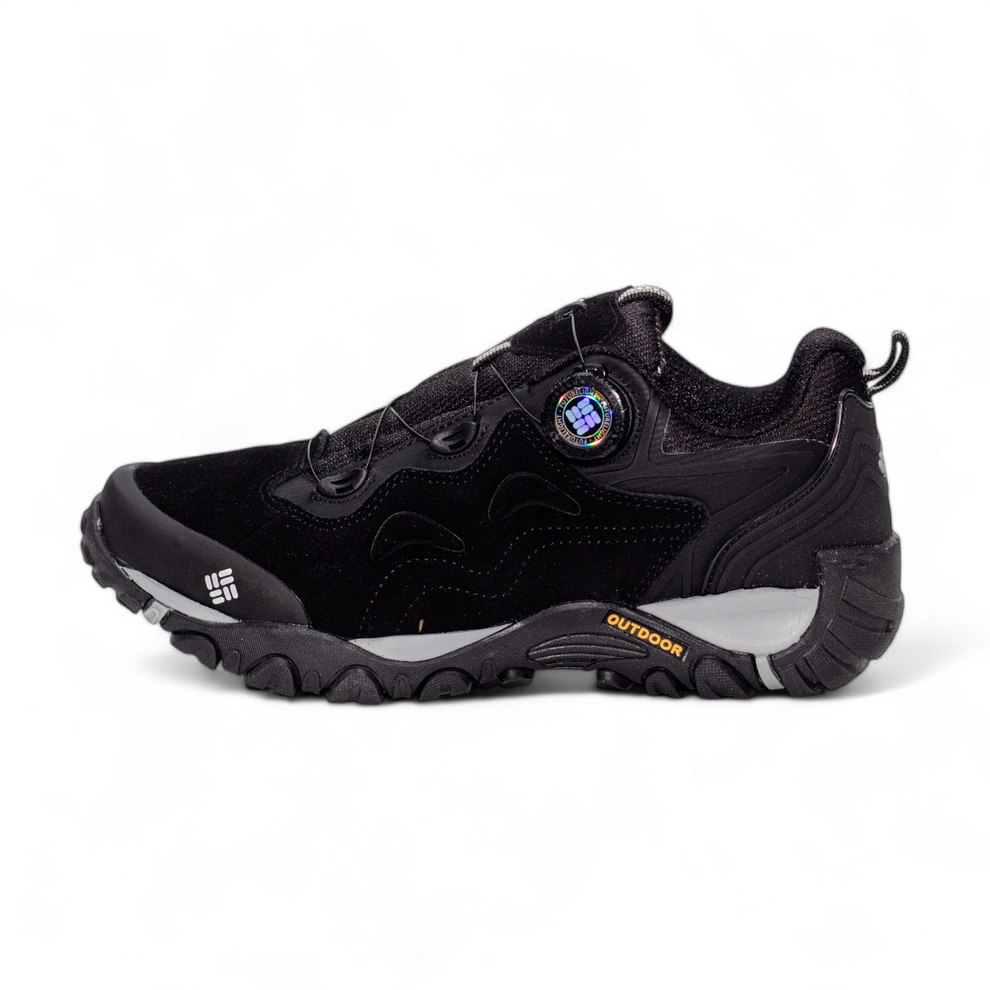 Columbia Leather Outdoor Sneakers CO - in black×gray – EcomModa