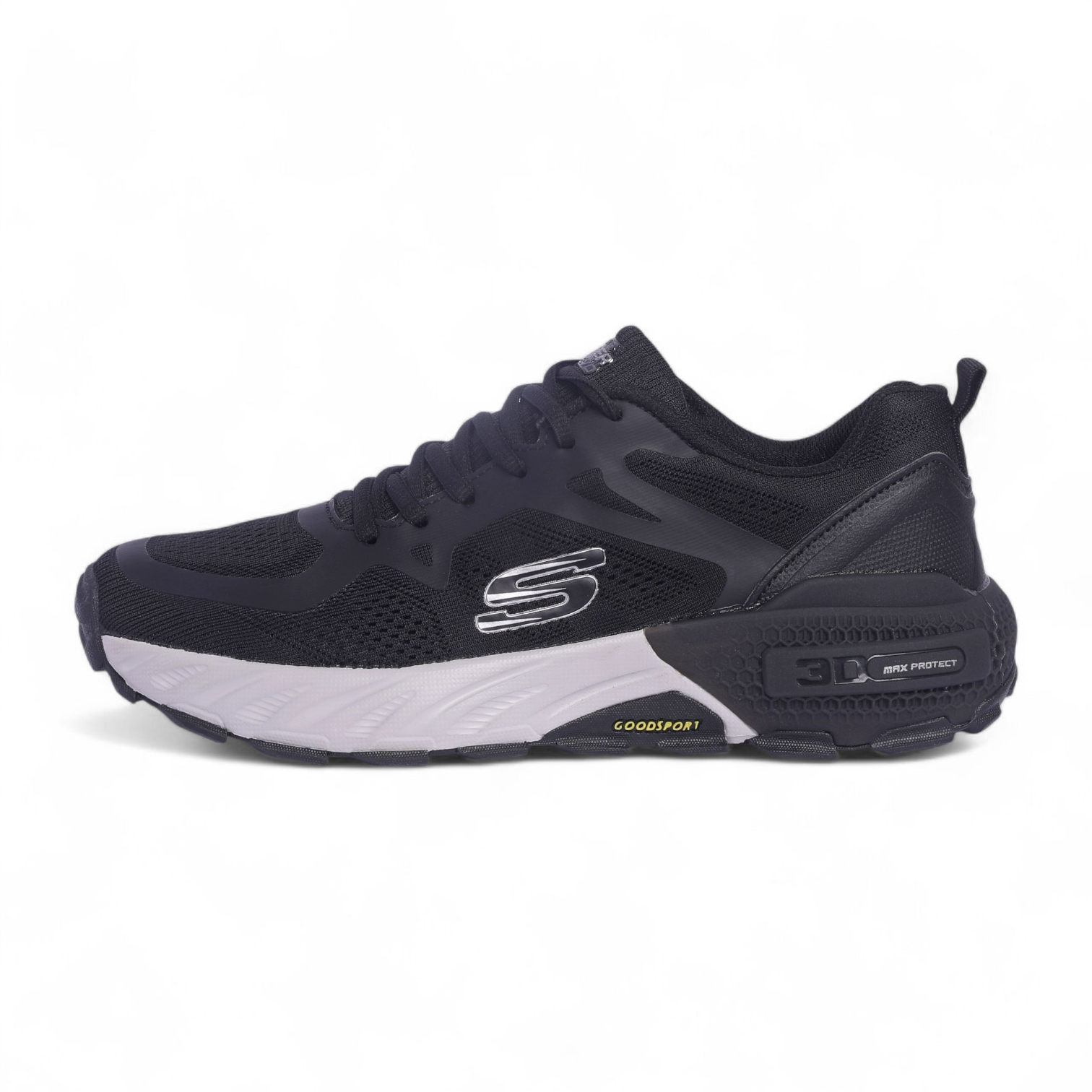 Skechers Max Protect Goodyear Sole 3D - in Black – EcomModa